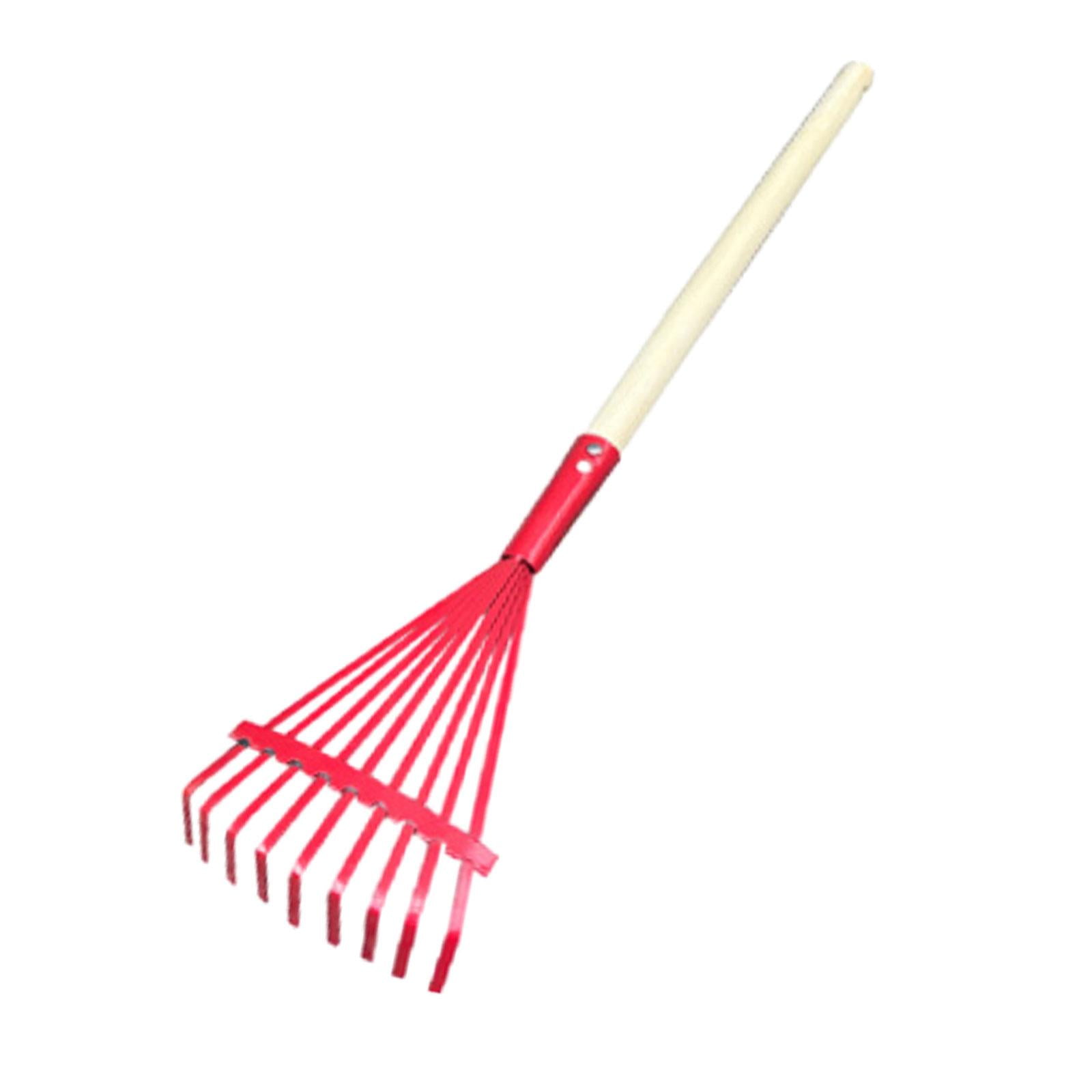 Gazechimp Grass Leaf Rake Easy on and Off Storage Mini Ergonomic Rake ...