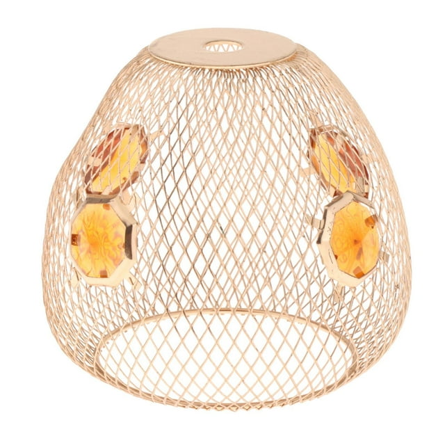 Gazechimp Metal Wire Pendant Lamp Shade Light Cover, Retro Ceiling ...