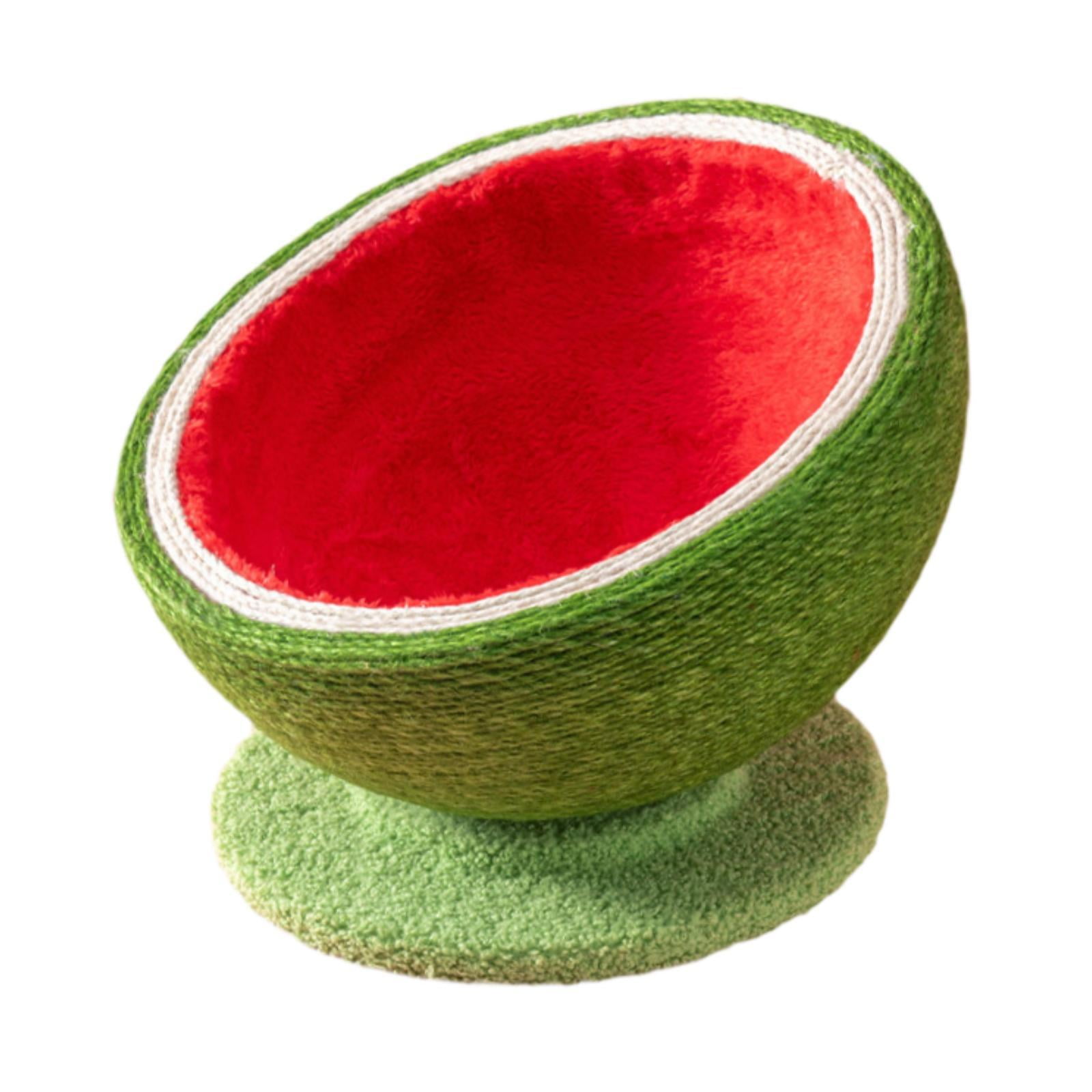 Gazechimp Watermelon Cat Scratcher Board Cat Scratching Bowl for Indoor ...