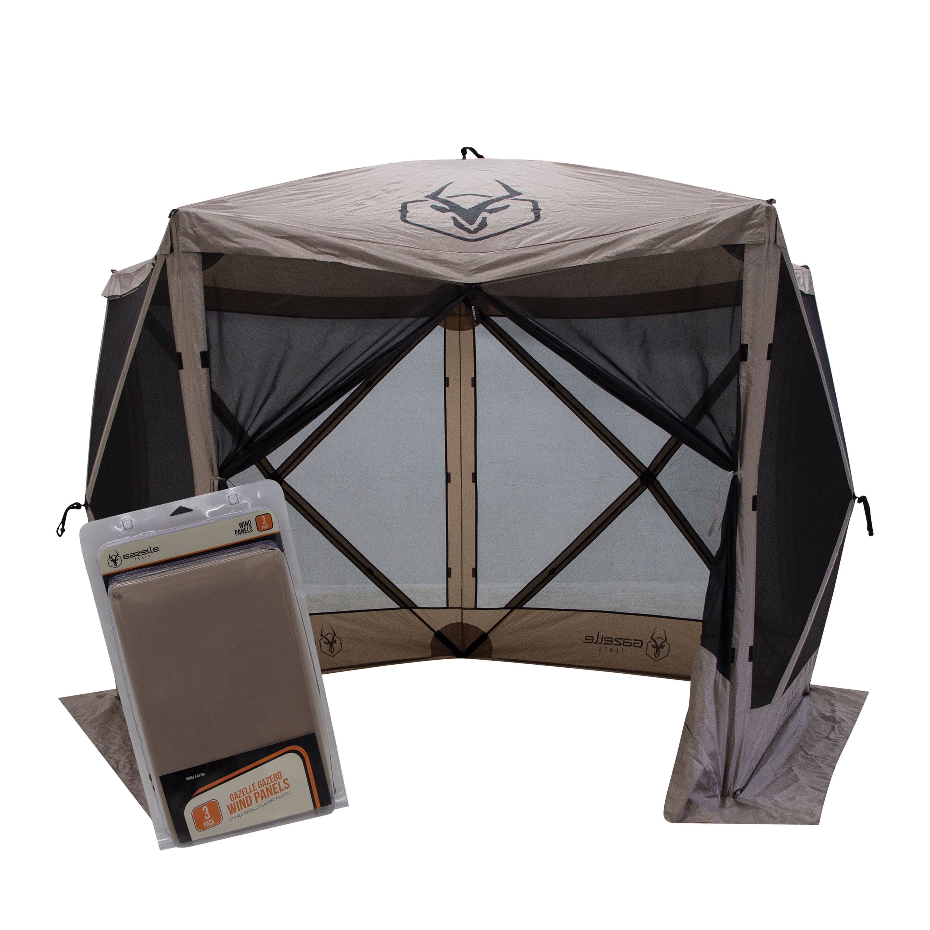 Gazelle Tents™ G5 5-Sided Portable Gazebo with TriTech Mesh, Pop-Up Hub ...