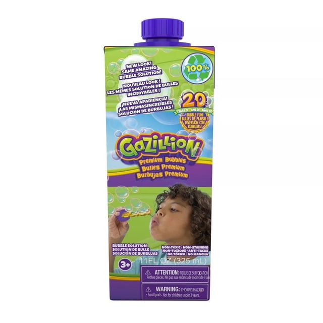 Gazillion - 11 oz Boxed Bubble Solution - Walmart.com