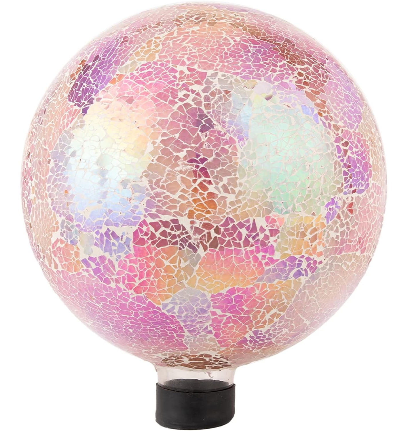 Gazing Ball, Outdoor Crackled Glass Mosaic Gazing Balls Sphere Suit for ...
