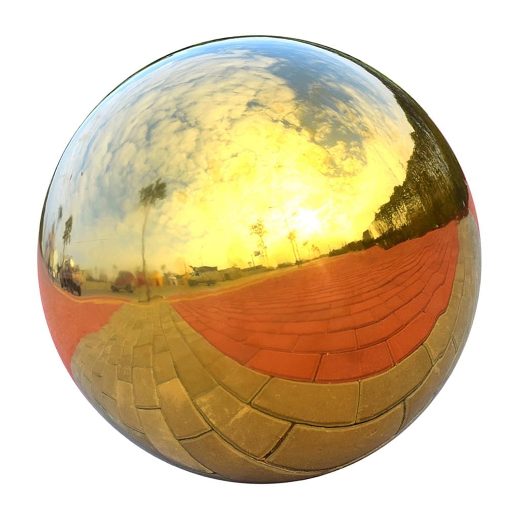 Gazing Ball Stainless Steel Polished Ornament Sphere,Seamless Polished ...