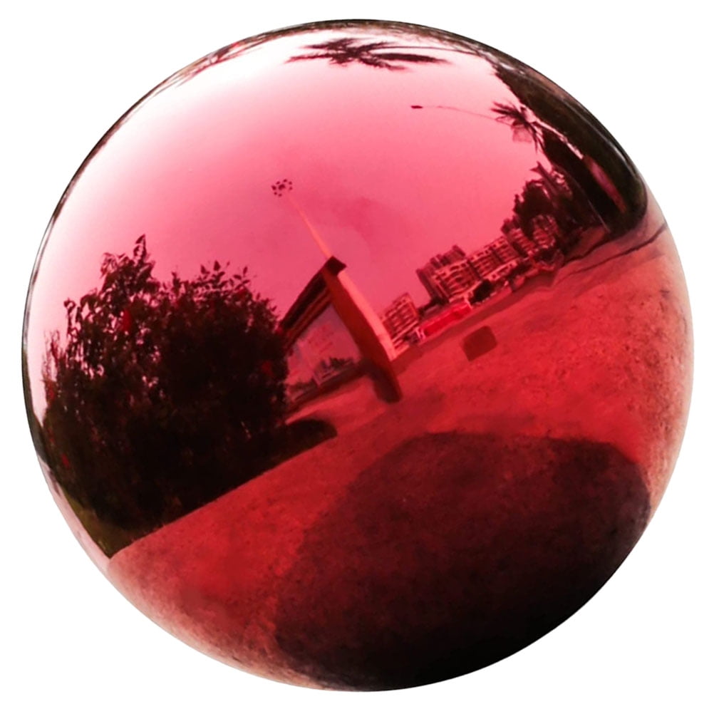 Gazing Globe Mirror Stainless Steel Ball Garden Gazing Ball Reflective ...