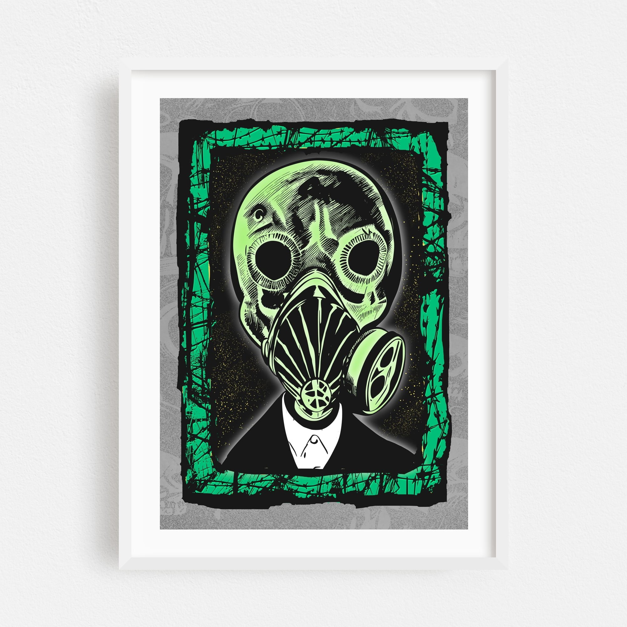 Gazmask Robot: a new look at the future - Illustration Creepy Skull ...