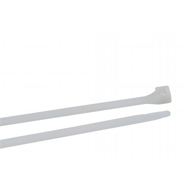 GB 46-415 Double Lock Cable Tie, 6/6 Nylon, Natural - Walmart.com