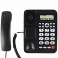 Gbaoneng Corded Phone, Desktop Dual Interfaces Landline with Caller ID ...