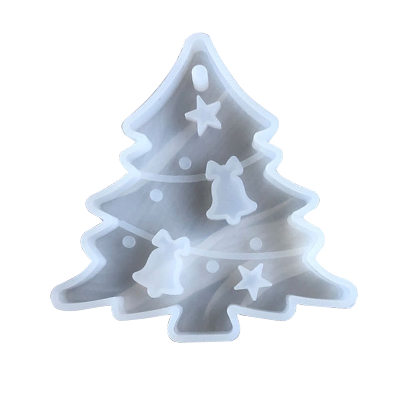 Gbayxj 1X Mold,Christmas Tree Pendant With Hole Resin Silicone Molds ...