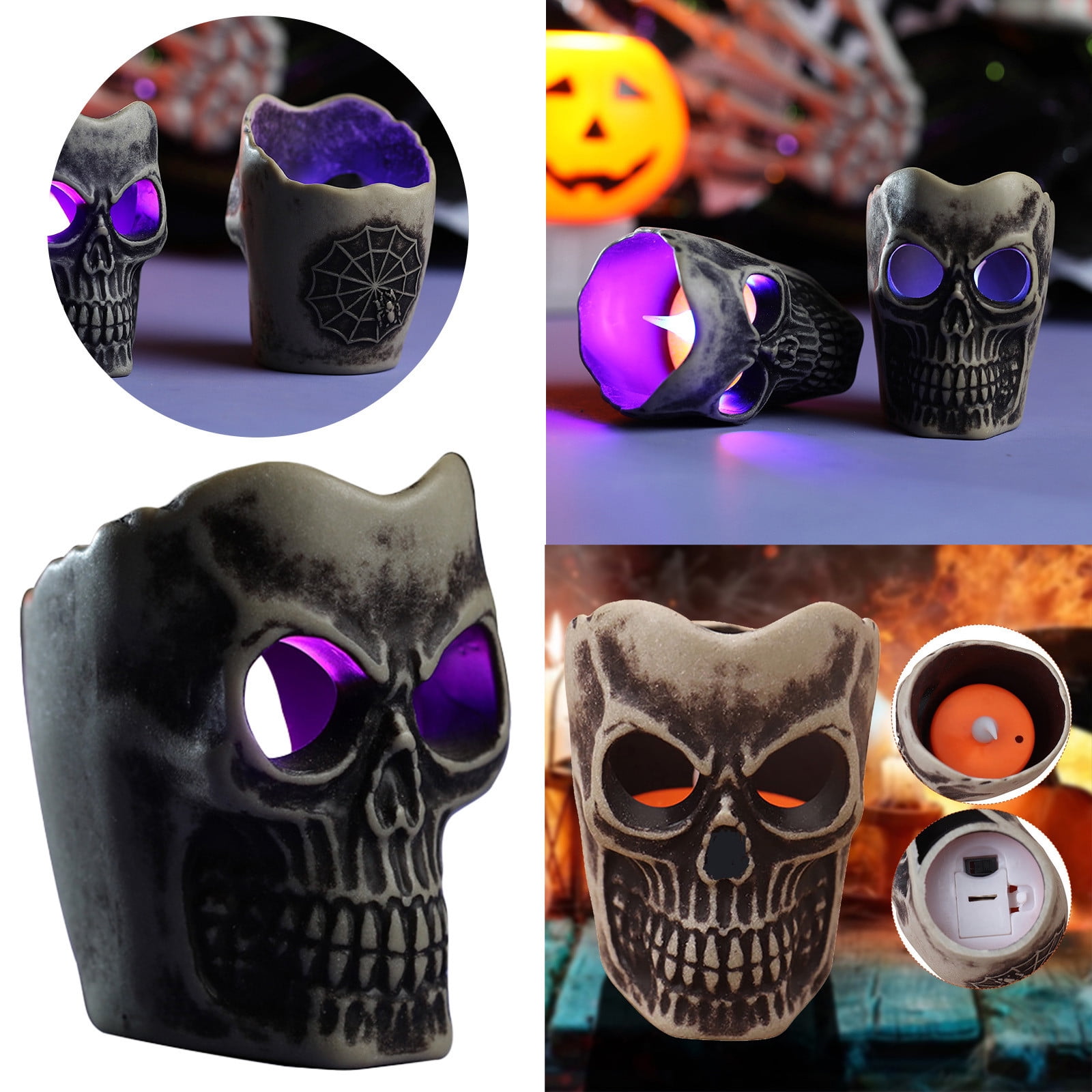 Gbayxj 2Packs 3D Skeleton Led Adjustable Skeleton Lamp Best Gift With ...