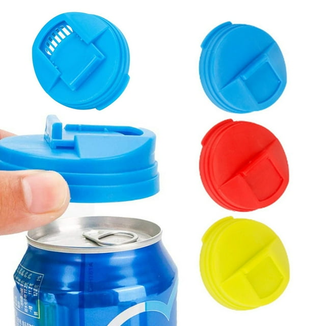 Gbayxj 3PCS Creative Beverage Can Lid Covers - Sealing and Reusable ...