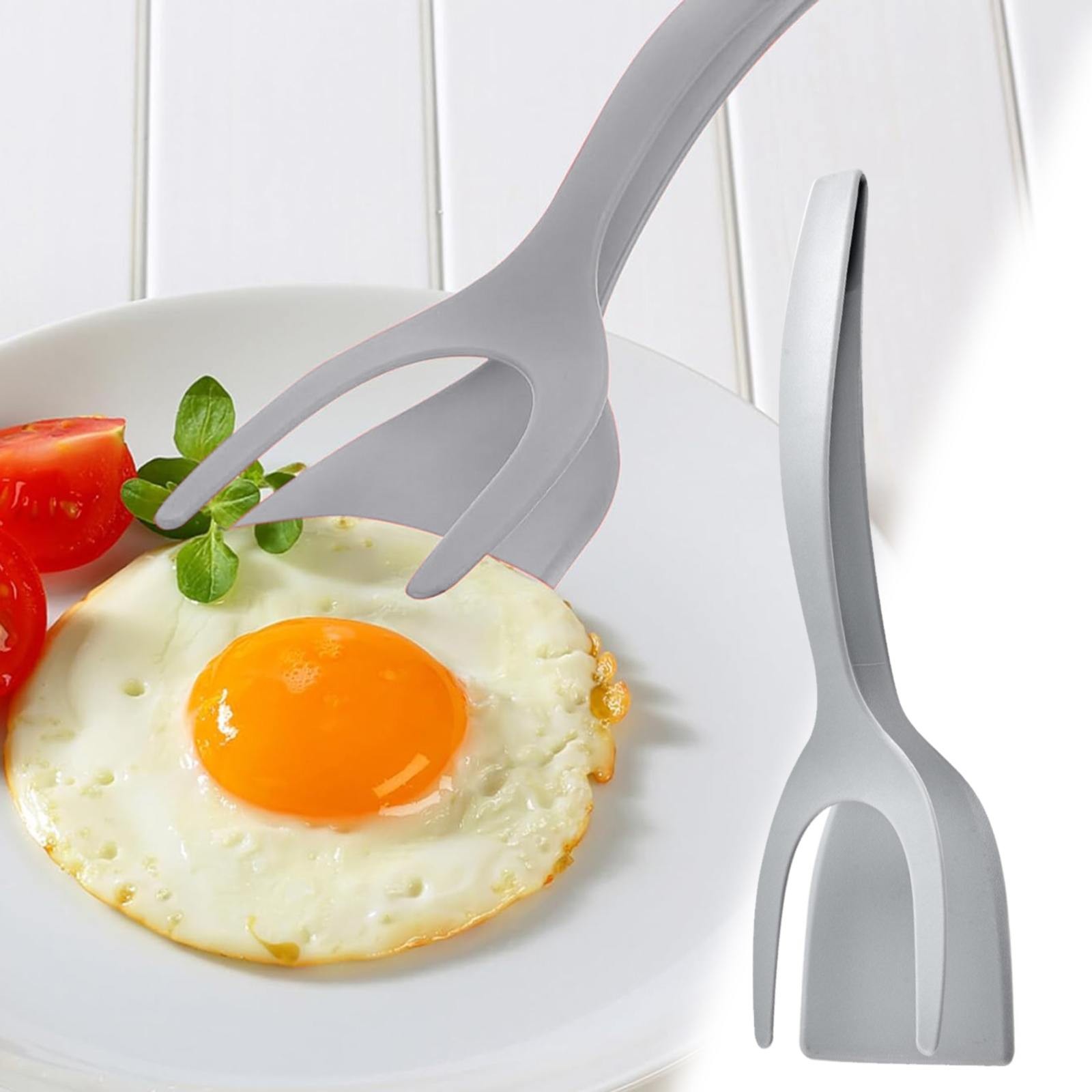 Gbayxj Cooking Tongs 2 in 1 Spatula Tong Grip and Flip Tongs Spatula ...