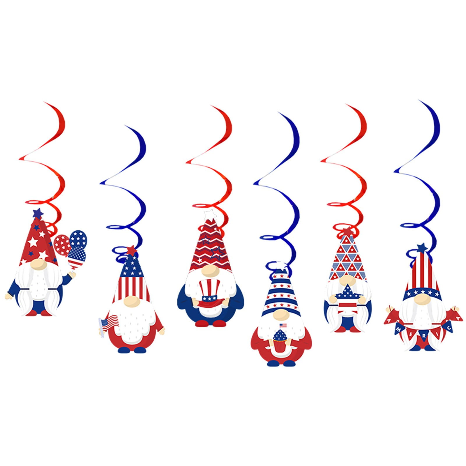Gbayxj Fourth Of July Decorations Hanging Shiny Decorations Patriotic