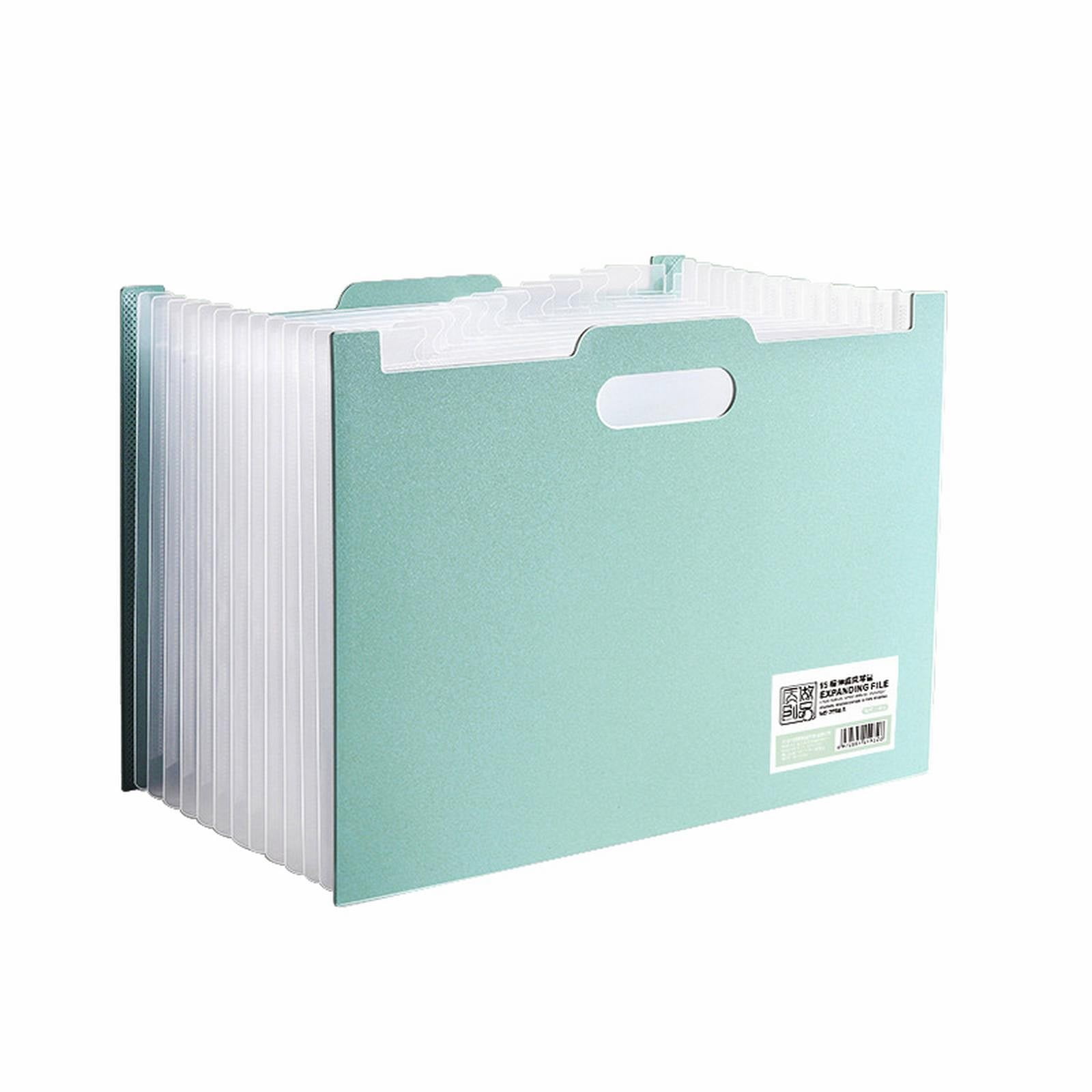 Gbayxj Must-Have Expanding File Folder 13 Pockets Accordian File Holder ...