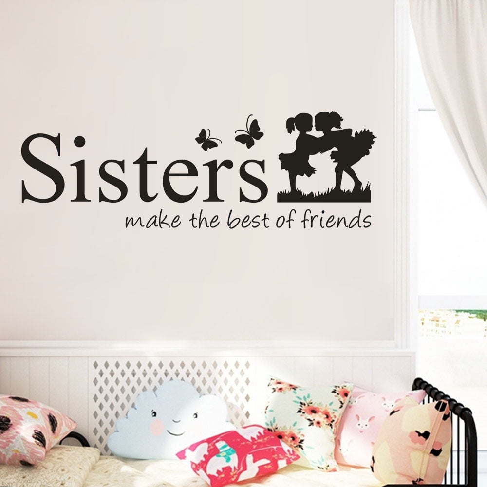Gbayxj PVC Wake DIY Sisters Wall Home Decor OF The Friends Art Sticker ...