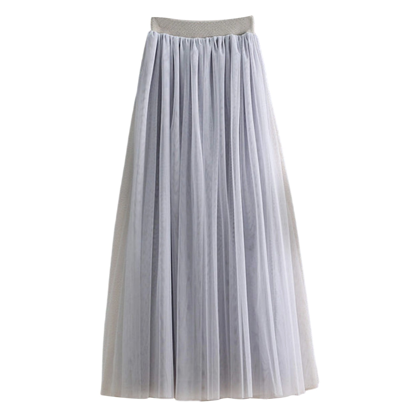 Gbsyewxs Womens Mardi Gras Skirts Layered Midi Skirt High Waist Elastic ...