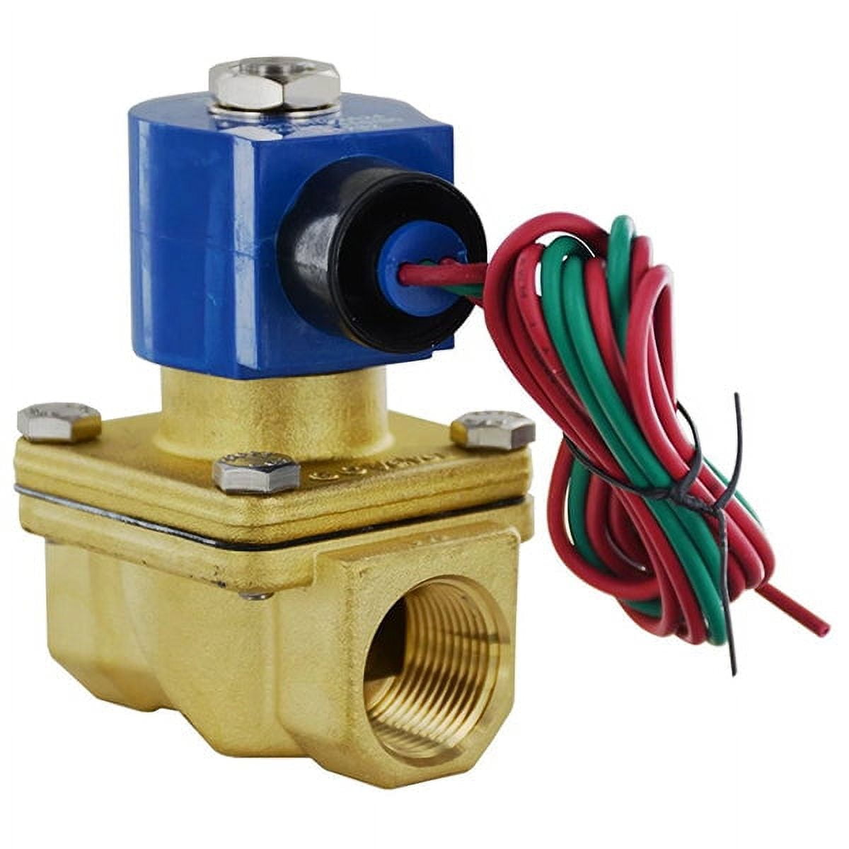 Gc Valves S211GF02C5EG5 - 120v 3/4" NPT. 2 Way N.C. Epr Brass Solenoid ...