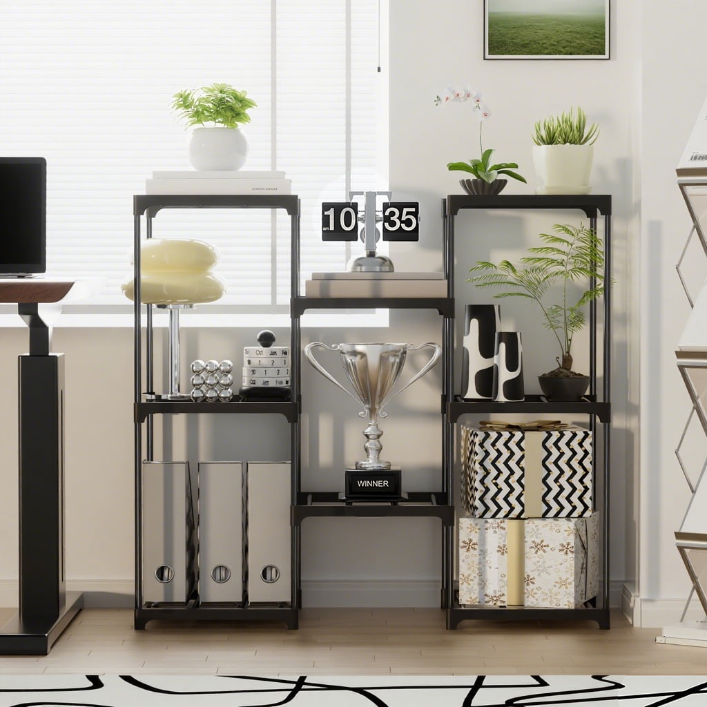 GcdPai Metal Plant Stand With Plastic Rounded Corners Design, Indoor ...