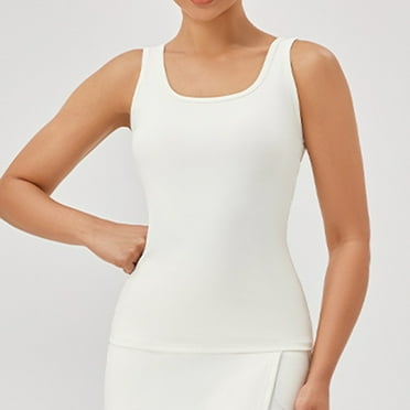 GceSteap Women's Tummy Control Shapewear Tank Tops Seamless Square Neck ...