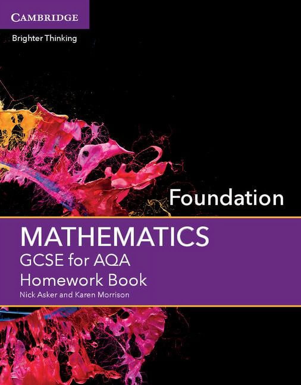 Gcse Mathematics Aqa: GCSE Mathematics for Aqa Foundation Homework Book ...