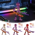 Gcvizuso Collectable Action Figure Set with 7 Weapons, Stop Motion ...