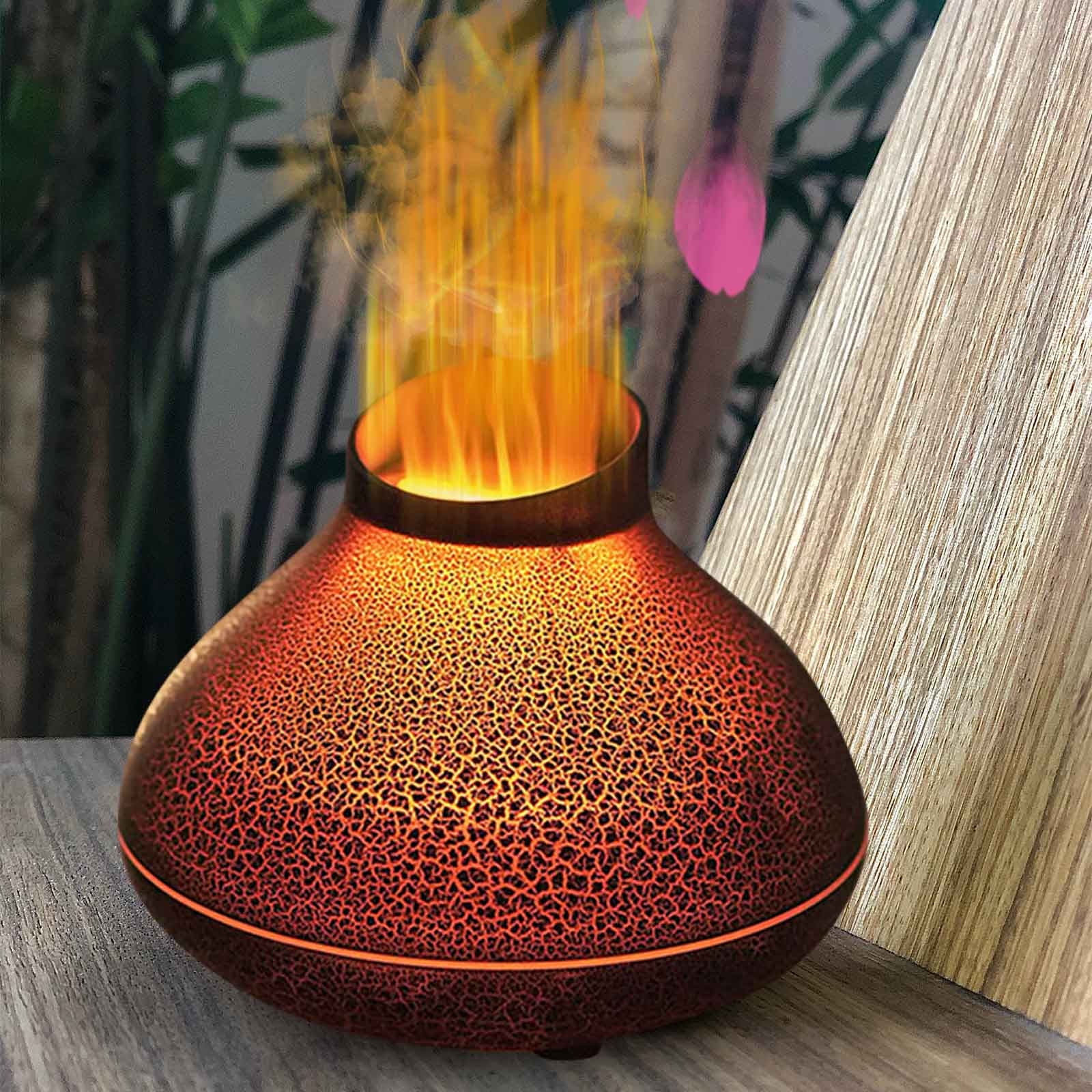 Gcvizuso Essential Oil Diffuser, Aroma Diffuser, Crack USB Aromatherapy ...