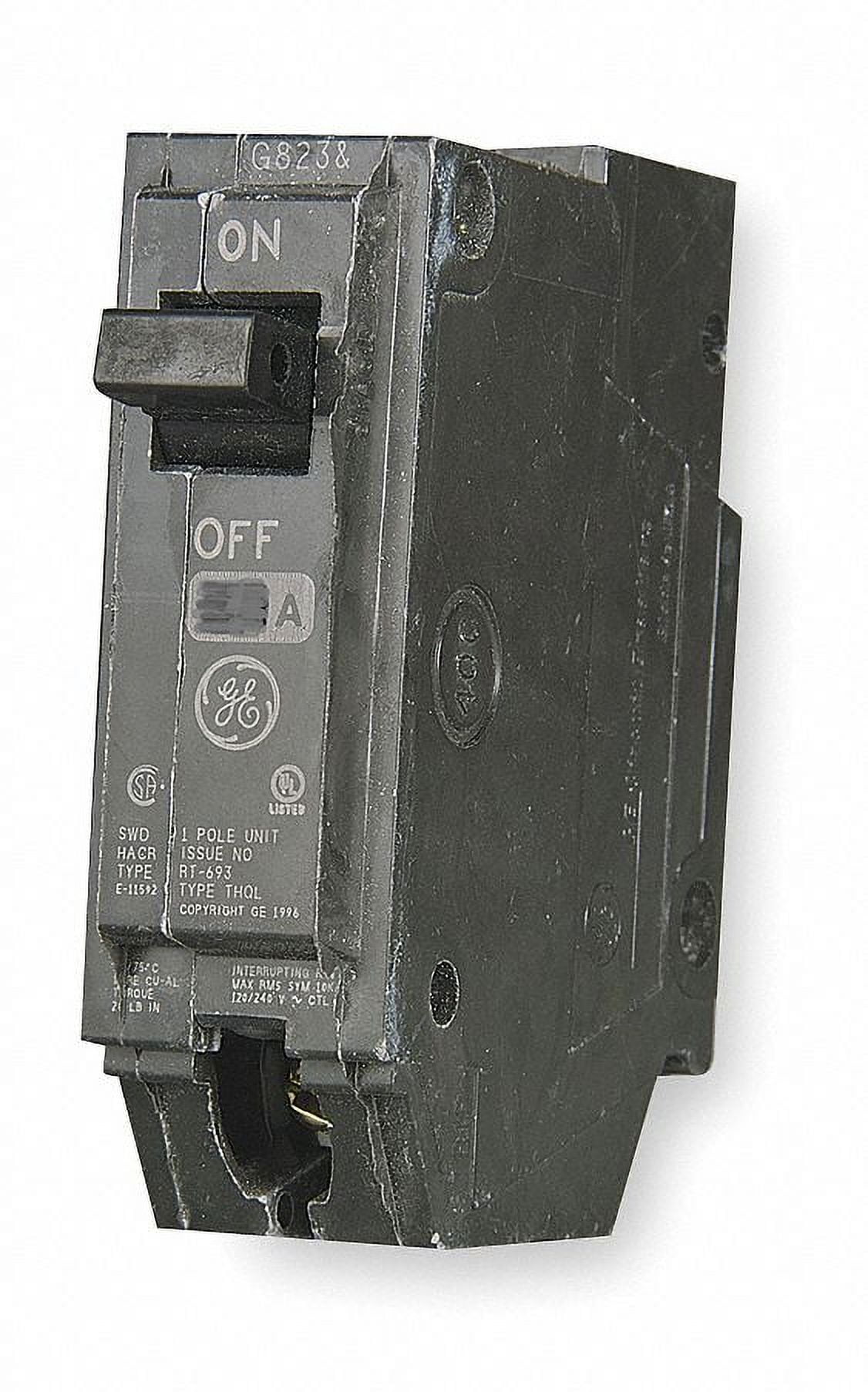 Ge Circuit Breaker,20A,Plug In,120/240V,1P THQL1120 - Walmart.com