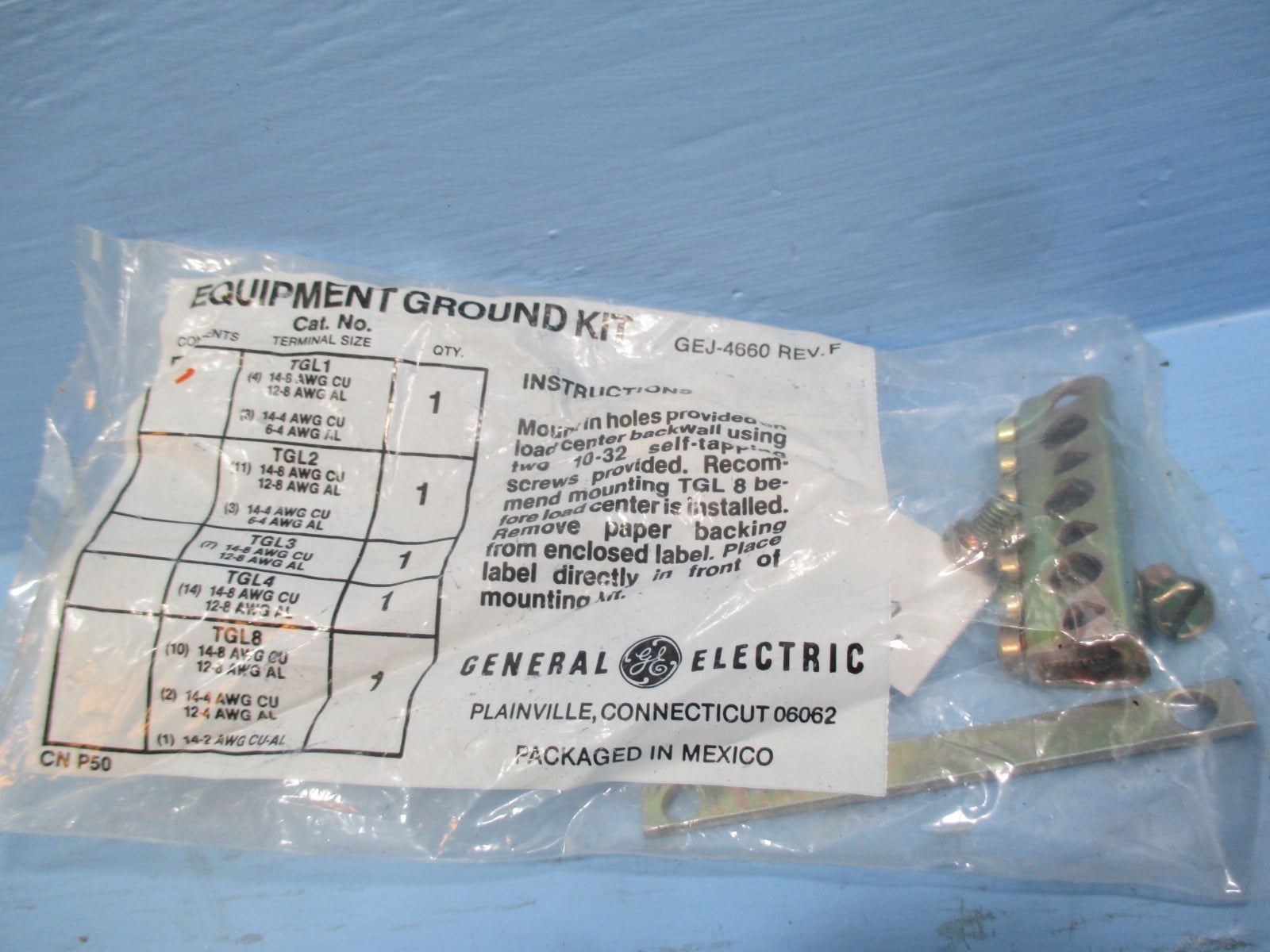 TGL1 - General Electric Circuit Breaker Lug Terminal Kit PowerMark Plus ...