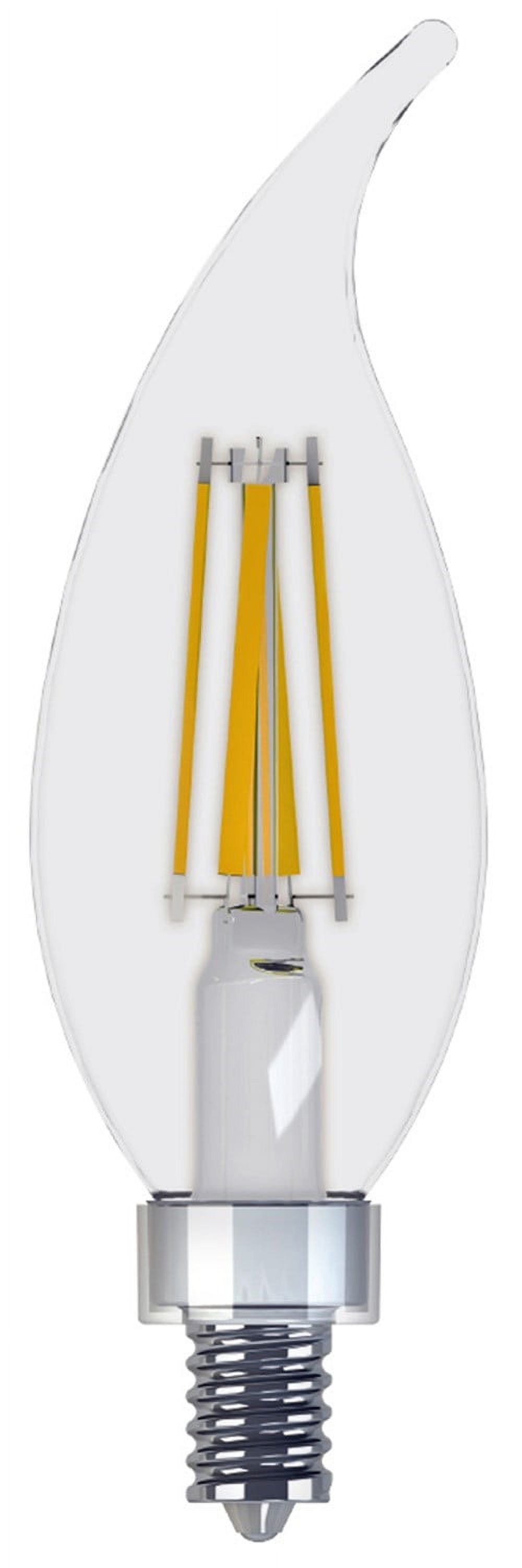 Ge Lighting 43245 5.5 Watt E12 Cac Clear Daylight Led Dimmable Refresh ...