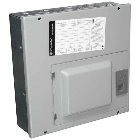 GE Industrial Load Center TLM812 Convertible - 125 Amp, 1 Phase, 8 ...
