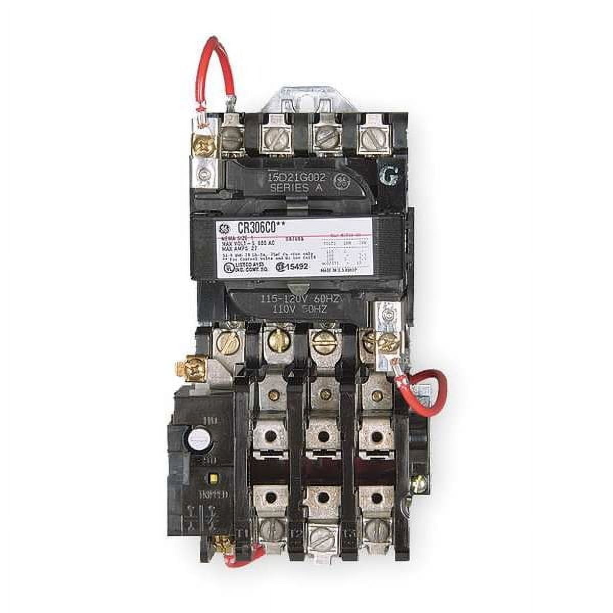 Ge Magnetic Motor Starter, Thermal, 120V AC CR306C002 - Walmart.com