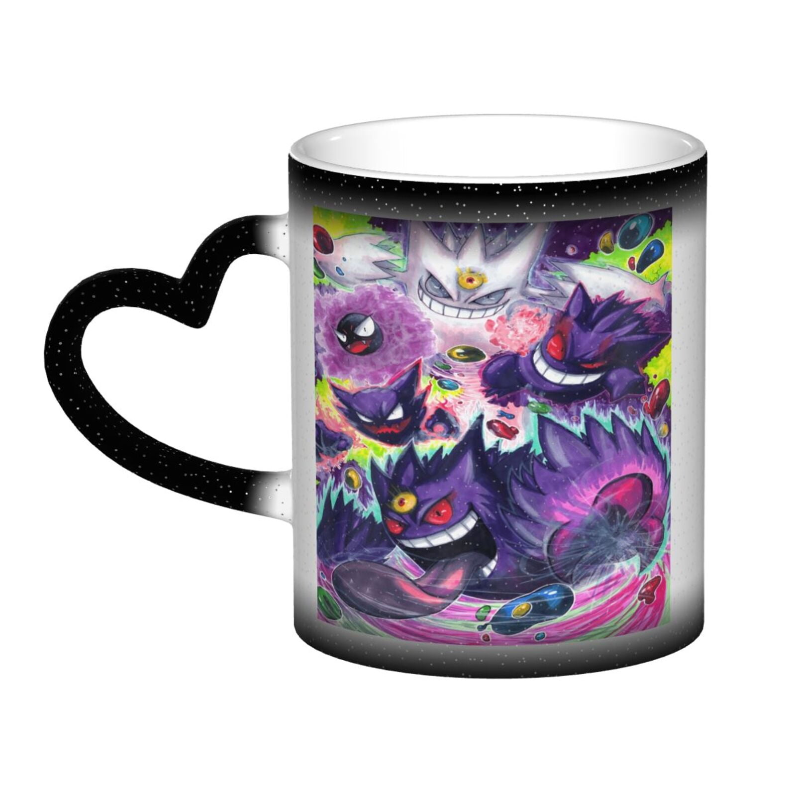 Ge_Ngar Color Changing Mug Heat Sensitive Magic Funny Art Coffee Tea ...