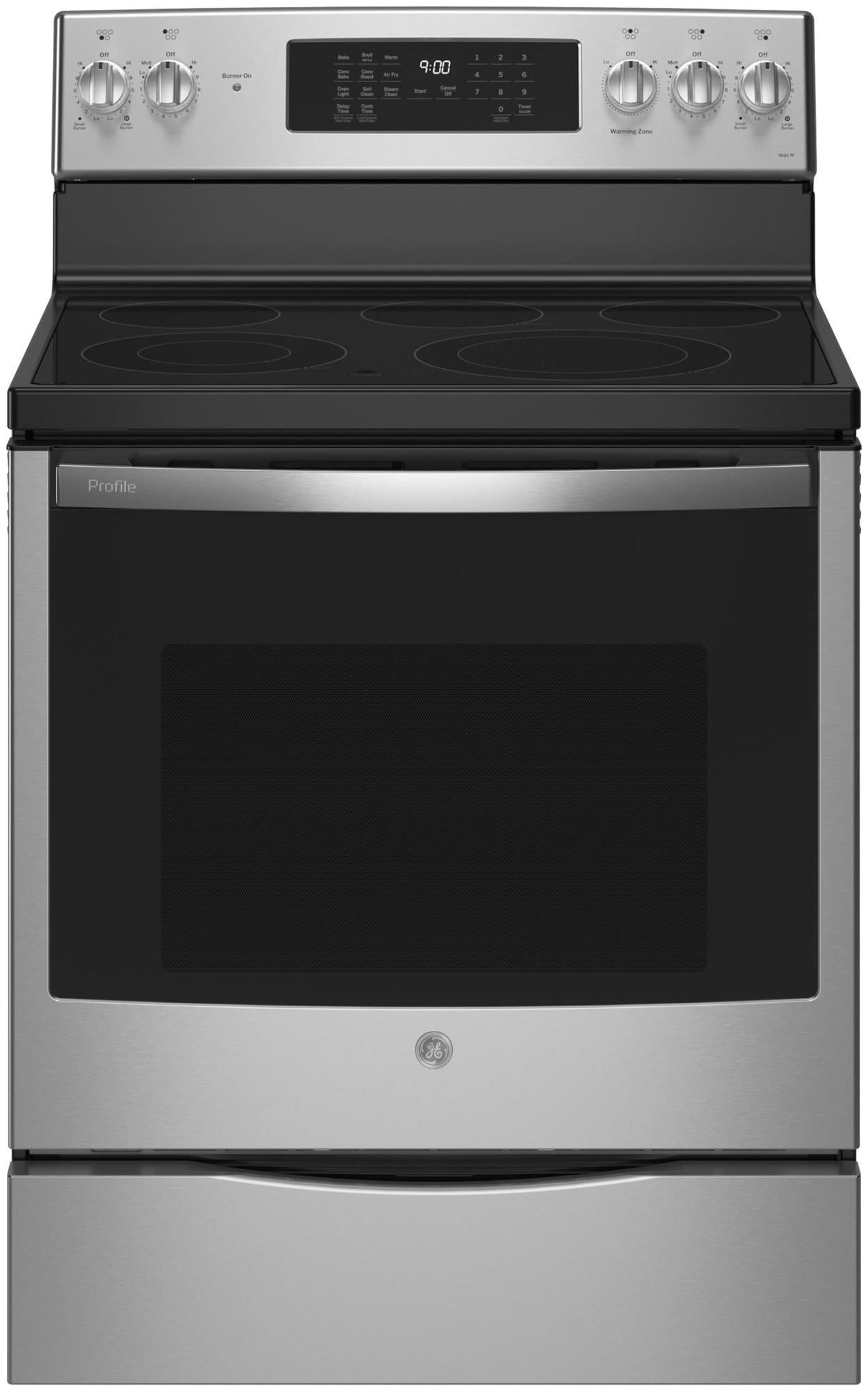 Ge Profile Pb900 30" Wide 6.2 Cu. Ft. Free Standing Fingerprint ...