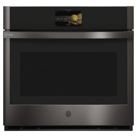 Ge Profile Pts9000bn Profile 30" Wide 5 Cu. Ft. Single Electric Oven ...