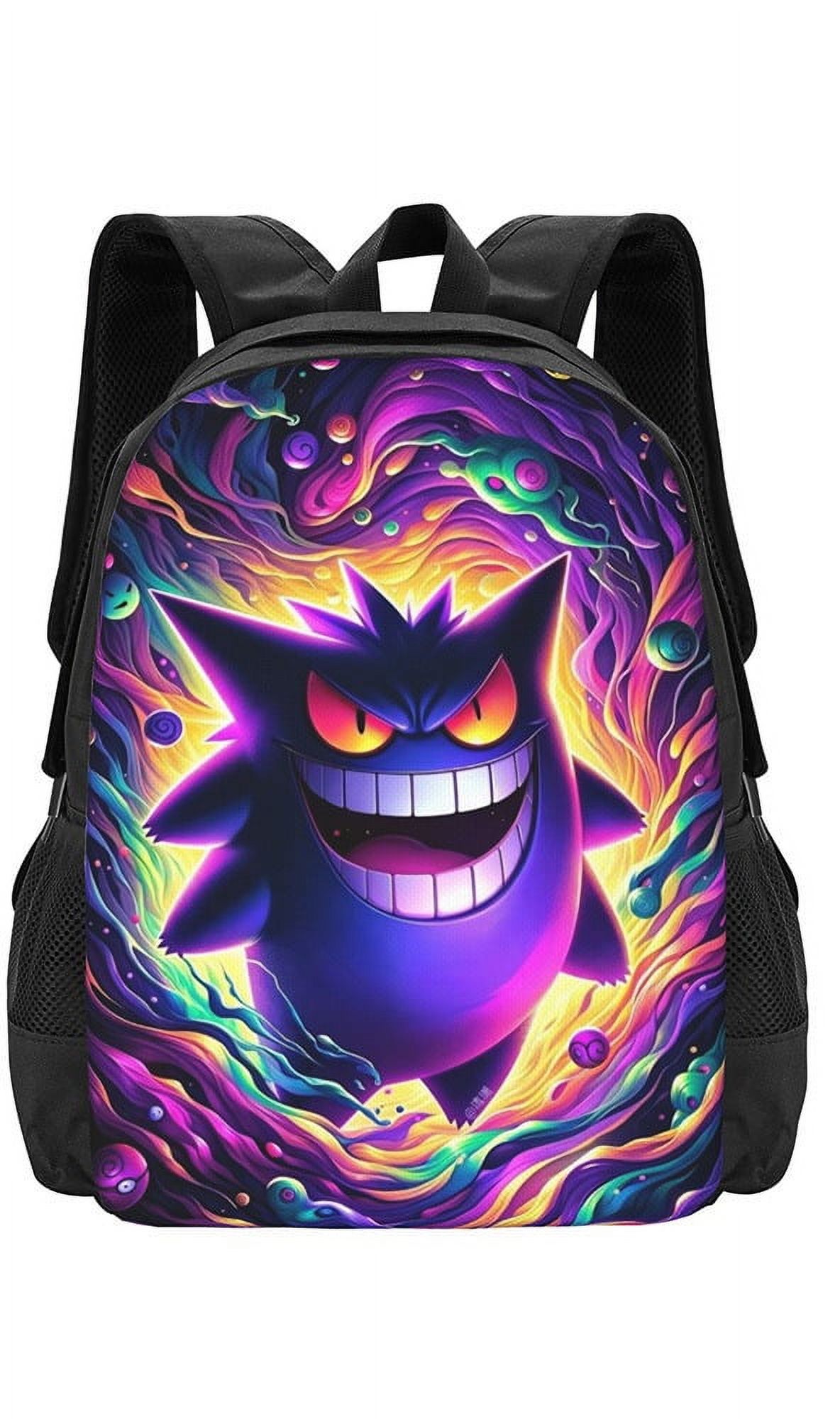 Ge ngar full print backpack, Cartoon DIY student backpack casual ...