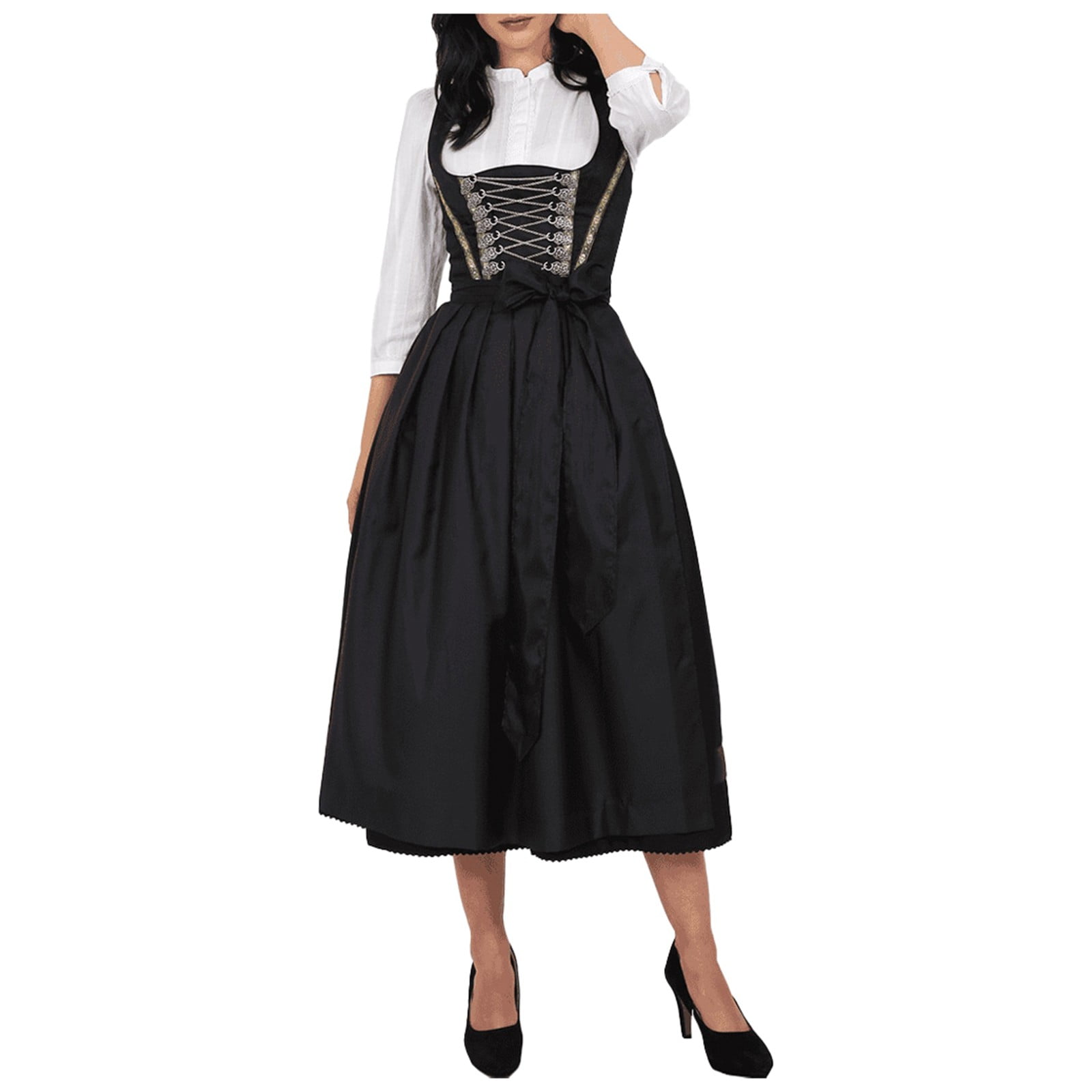 Ge`rman Ok`tobe`rfest Dirndl Dress And Apron Set Traditional For ...