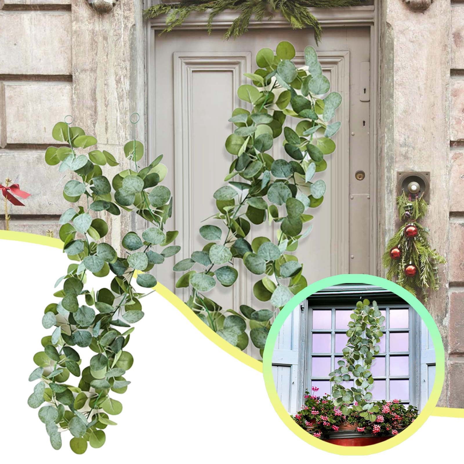 GeBuSn 180cm/70.86inch Spring Flower Wreath Door Hanging Flower ...