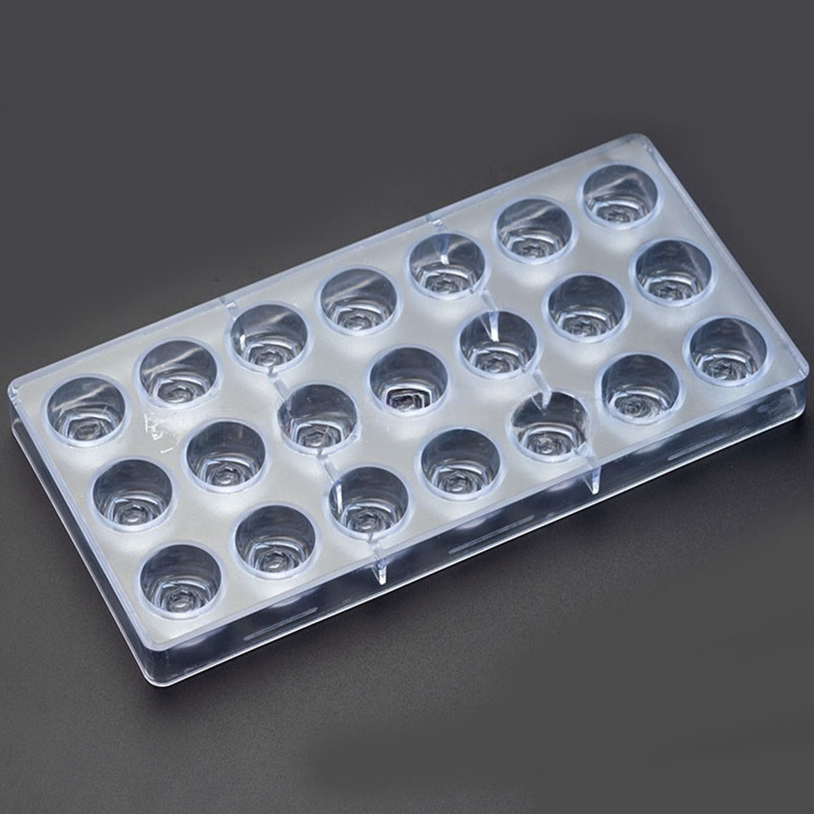 GeBuSn 21 Cavity Rose Chocolate – Plastic Heart Shaped Baking For DIY ...