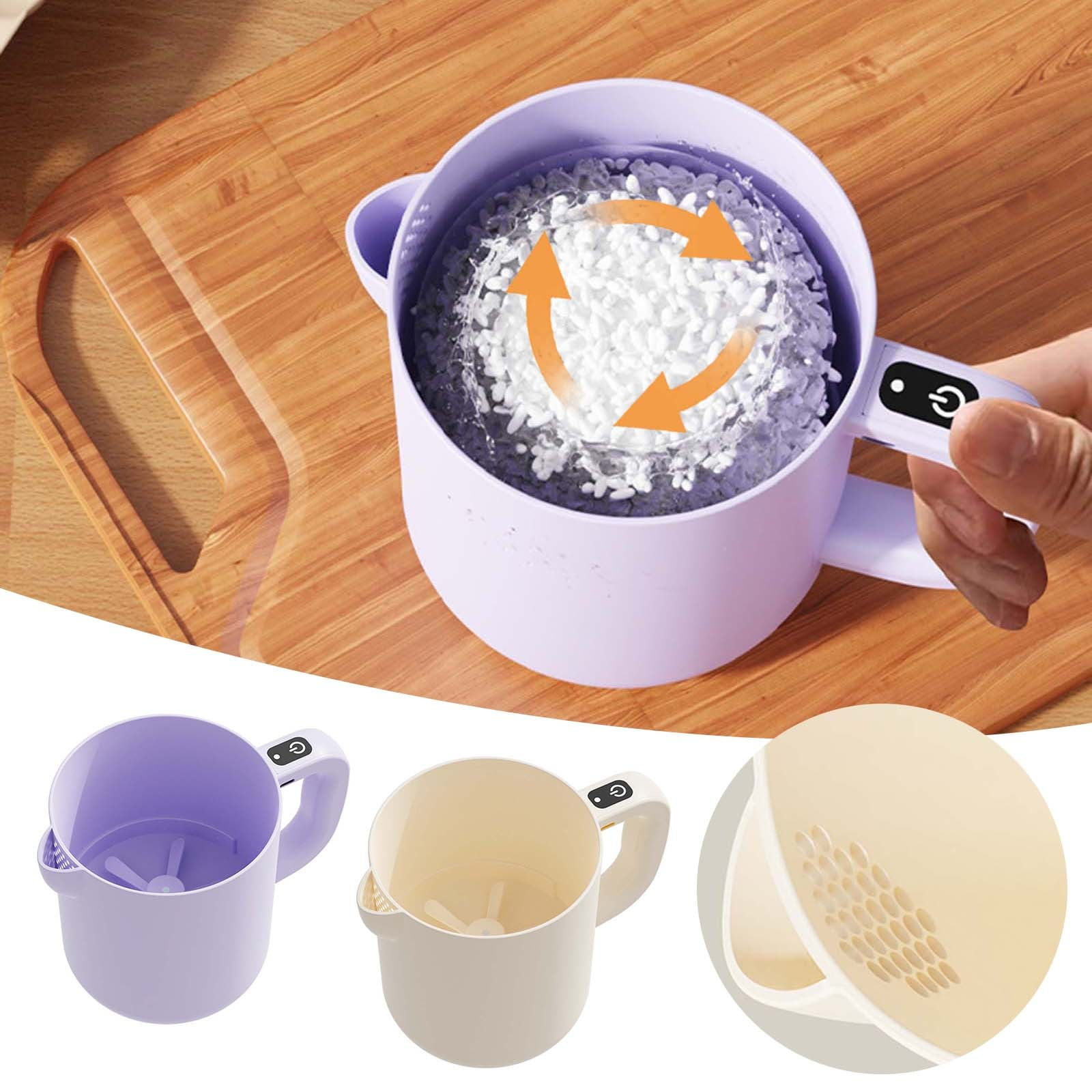 GeBuSn Egg Beater And Rice Washer Automatic Mixer With One Operation ...