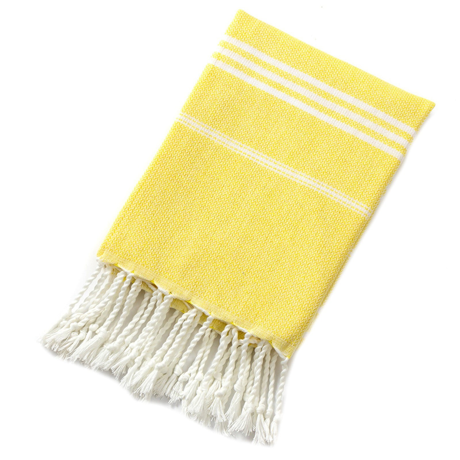 GeBuSn Pure Turkish Non Stick Sand Tassel Beach Towel Adult Outdoor ...