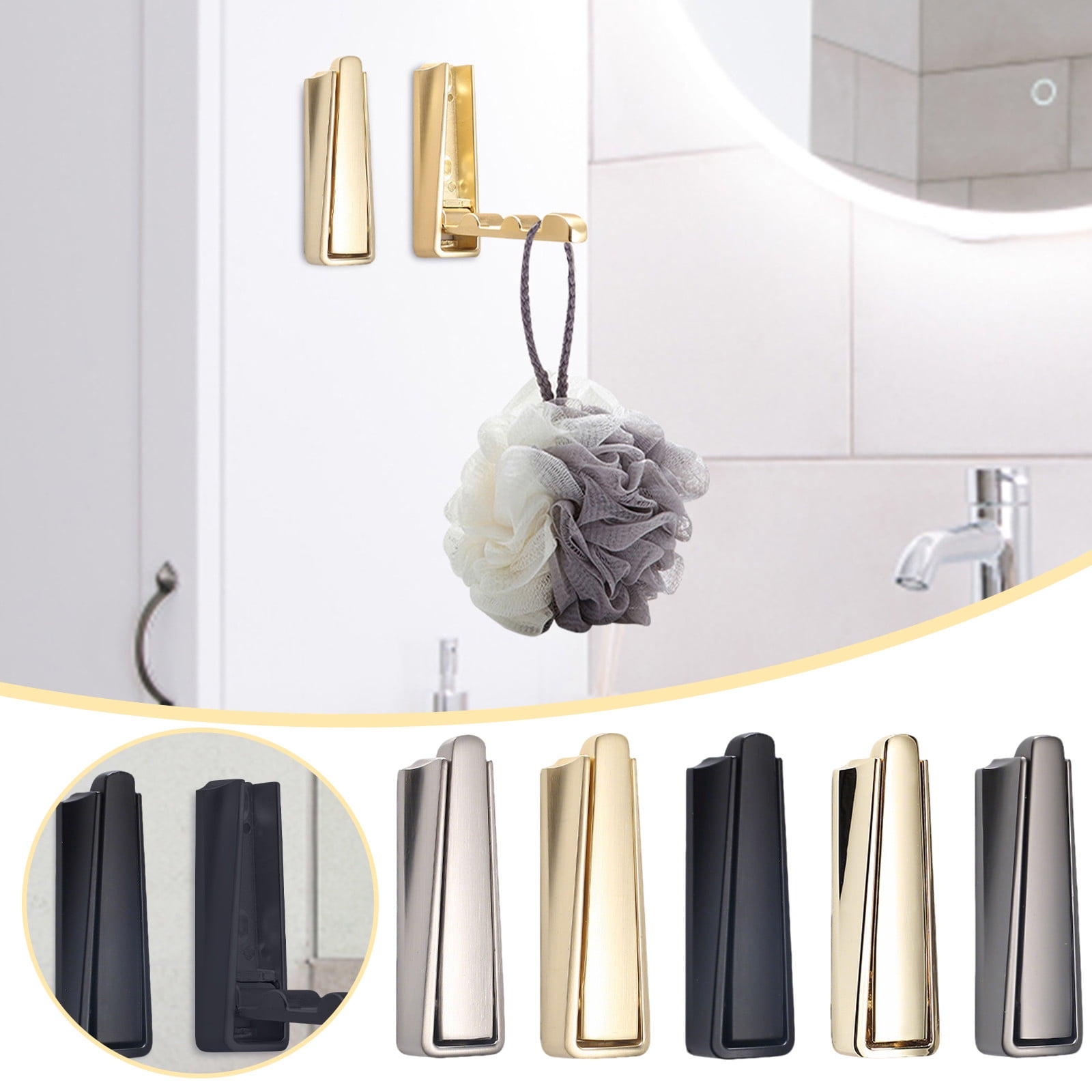 GeBuSn Wall Hooks Black Fasteners For Hanging Heavy Duty Wall Fasteners ...