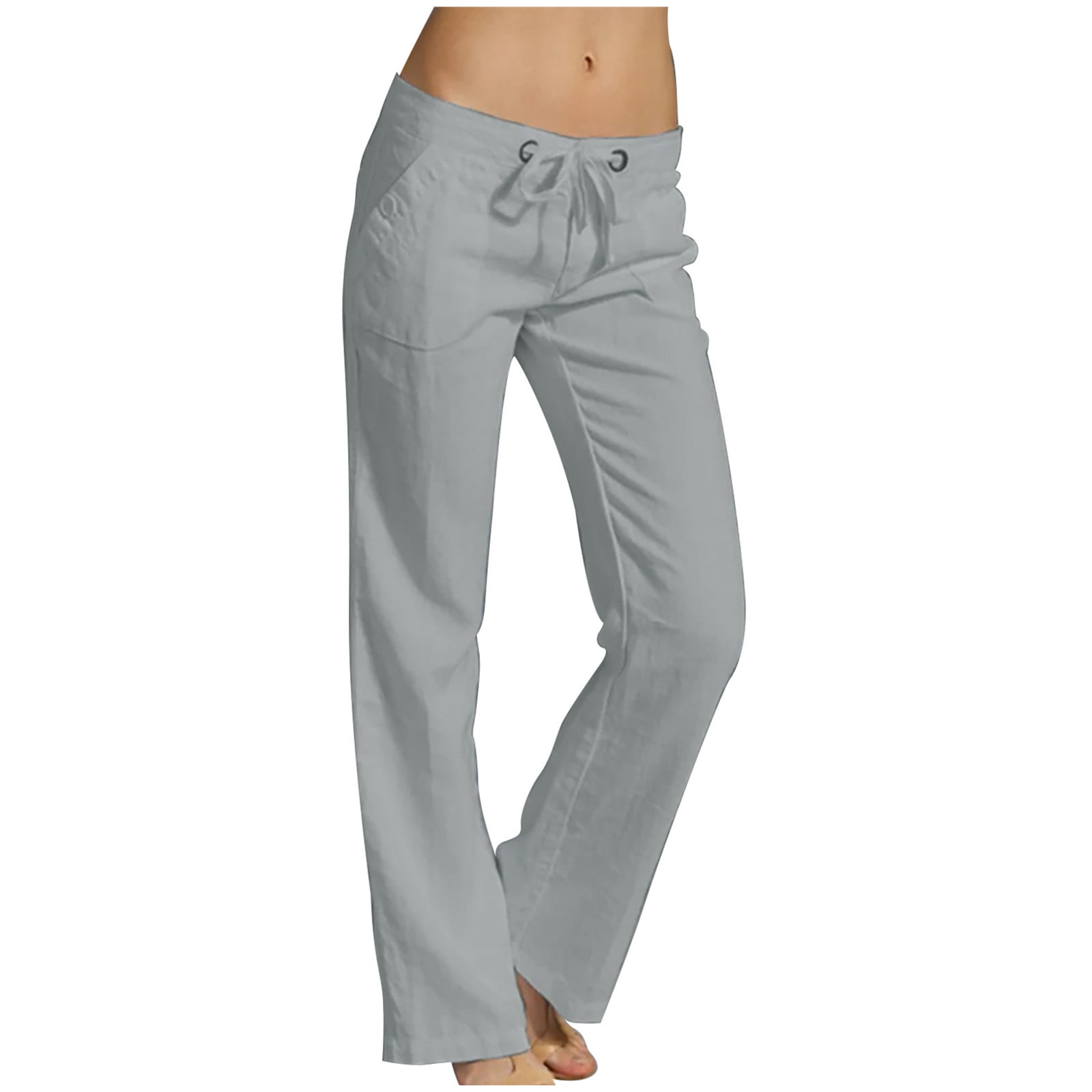 Zuesphe Long Lounge Pants for Women Tall Capri Pants for Women High ...