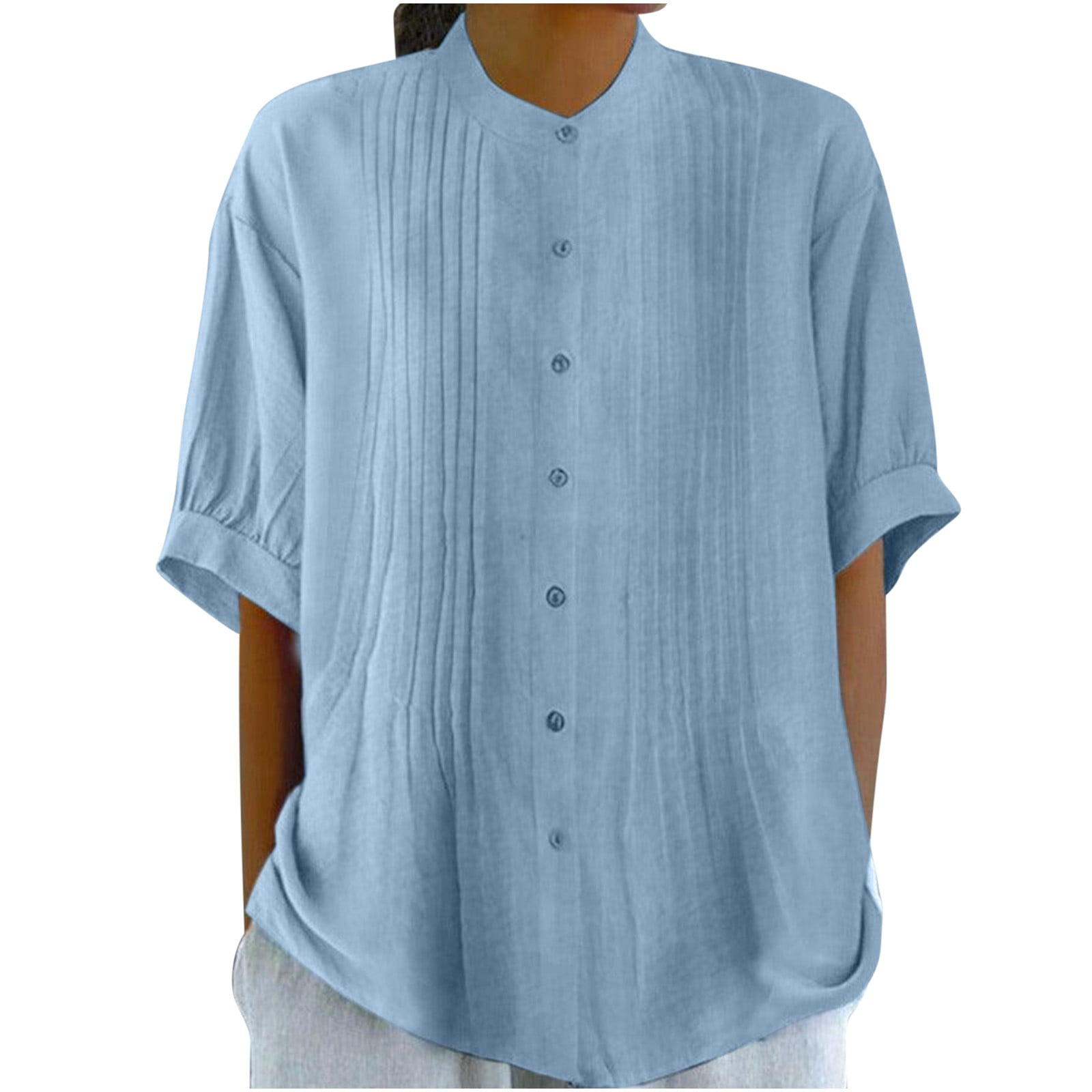 Zuesphe Spring Tops for Women 2025 Trendy Summer Work Shirts for Women ...