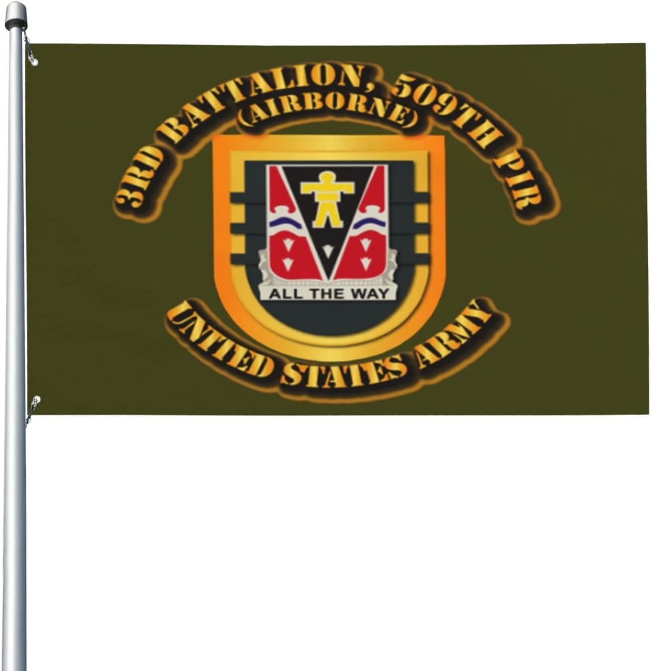 GeRRiT 3rd Battalion 509th Parachute Infantry Regiment Garden 3x5Ft ...