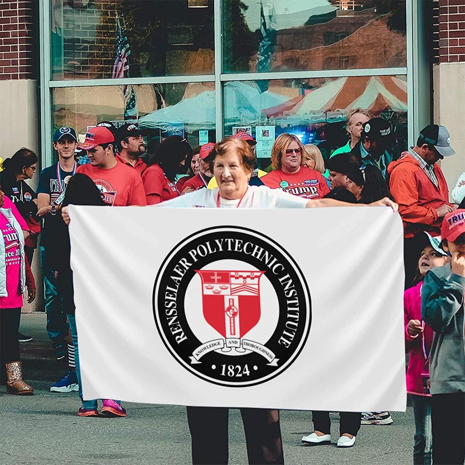 GeRRiT Rensselaer Polytechnic Institute Garden 3x5Ft Flag Outdoor ...