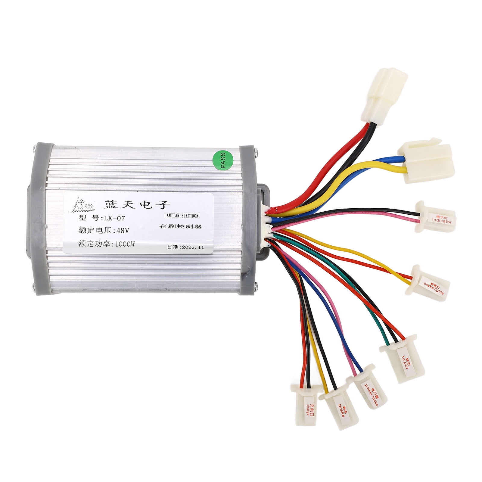 Gealach 1000W 48V Brush Motor Speed Controller, Replacement, for E-Bike and Scooter Conversion ...