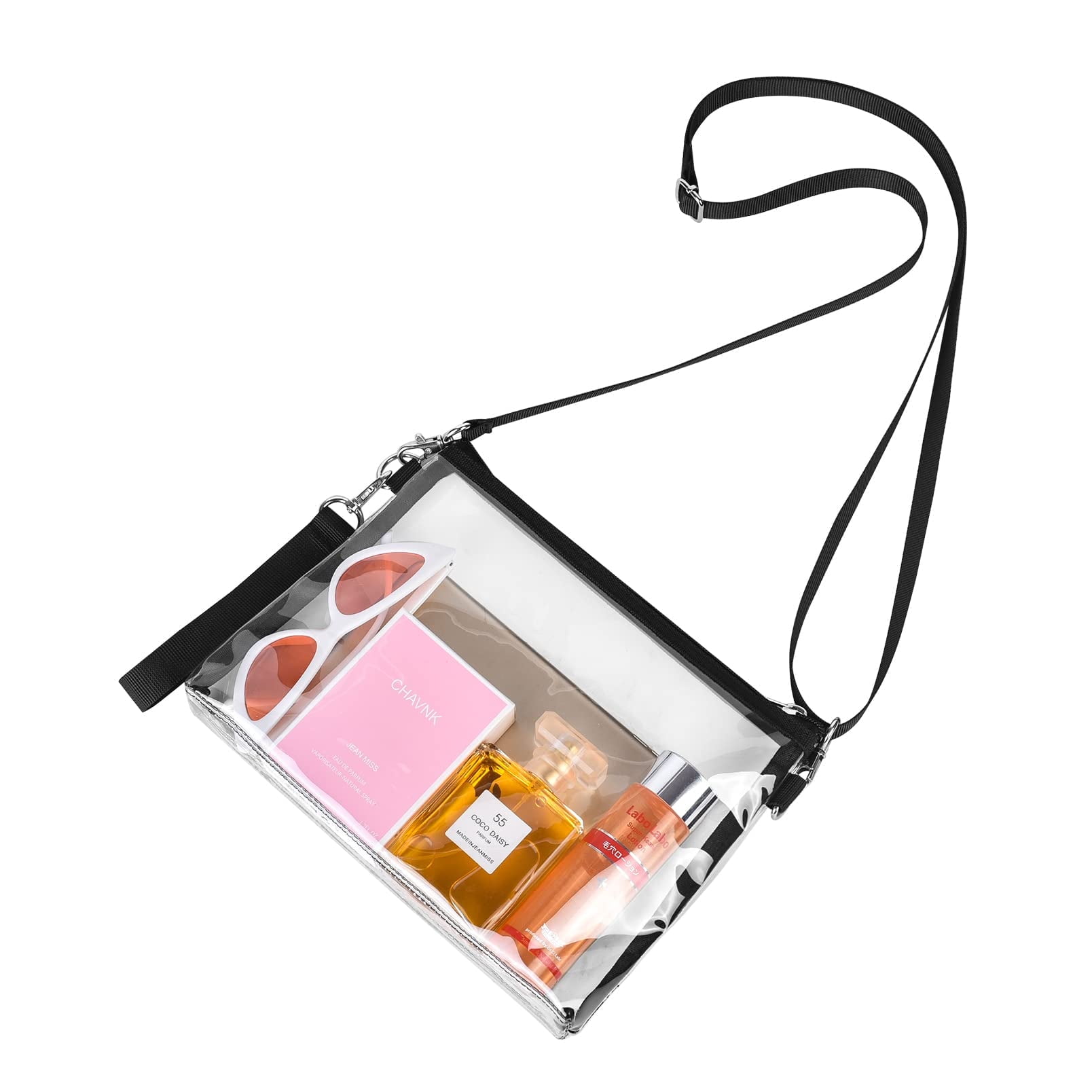 Gealach 1PC Clear Concert Bag, Women's PVC Messenger, Game Day & Sports ...