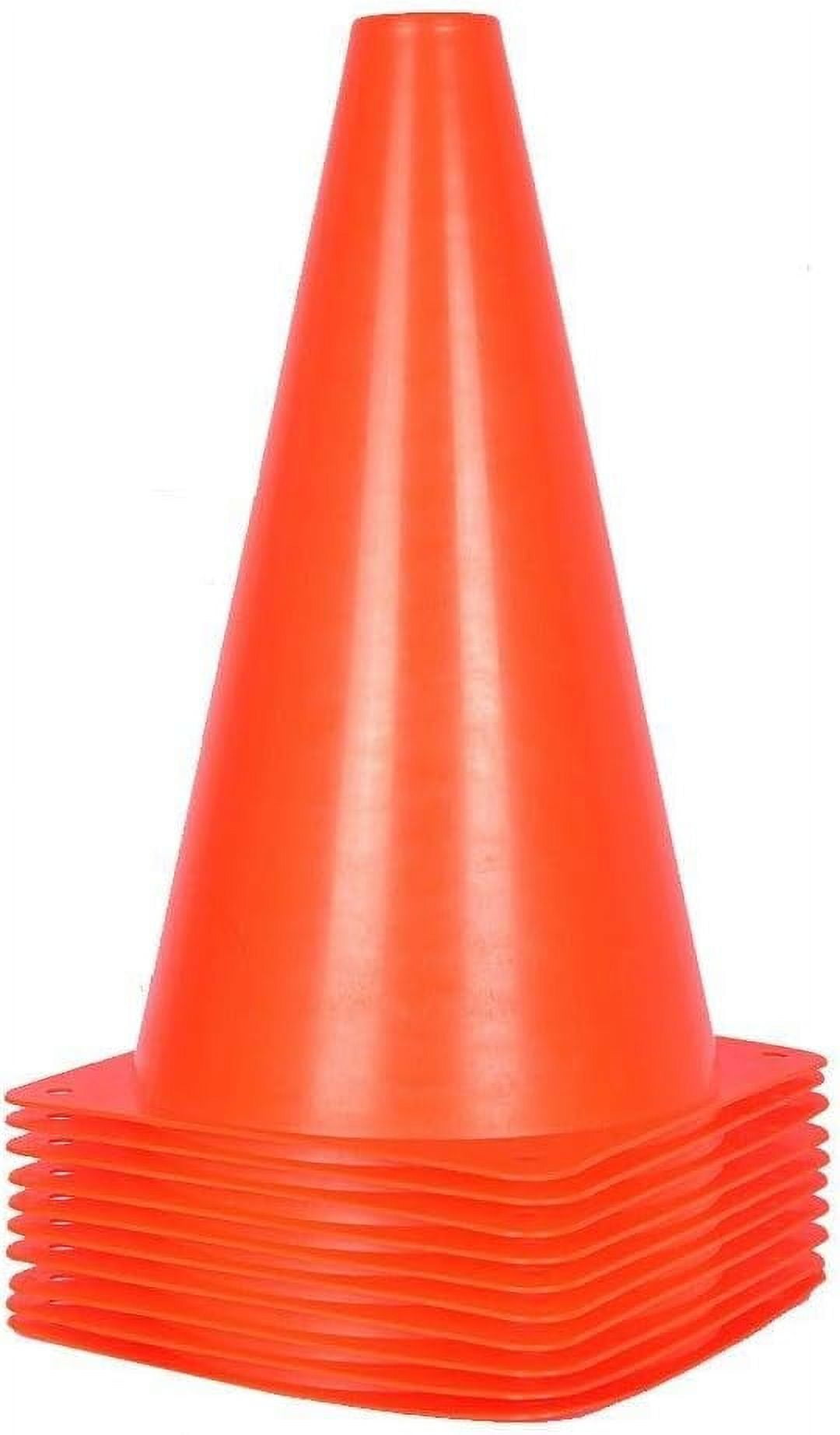 Gealach 5pcs Orange Plastic Training Cones, Durable Traffic Cones for ...