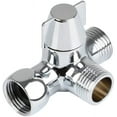 Gealach Brass Shower Diverter Valve G1 2 Three Way Tee Adapter 1 2