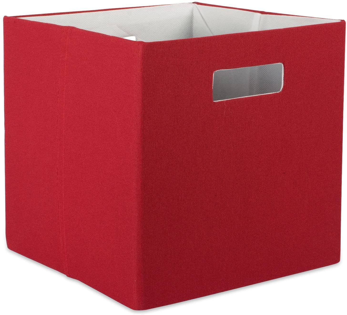Gealach Foldable Storage Cube, Polyester, Large 13x13x13 Inches, Red ...
