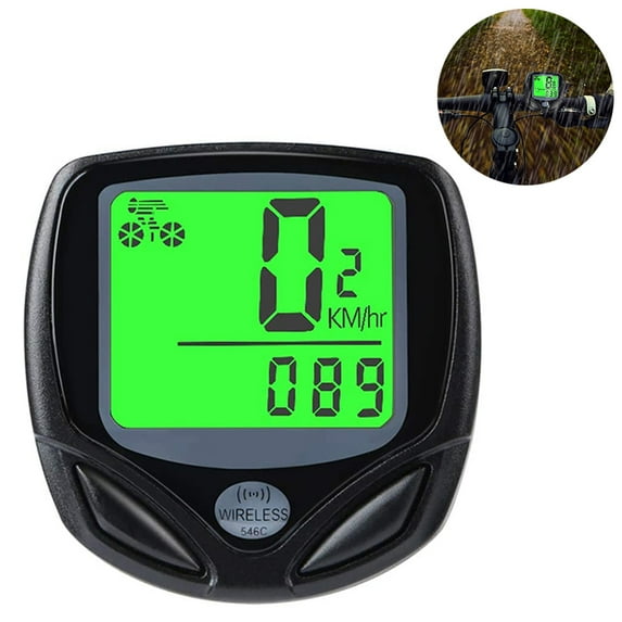 Gealach Ultra-Waterproof Bicycle Speedometer & Odometer, Wireless Bike ...